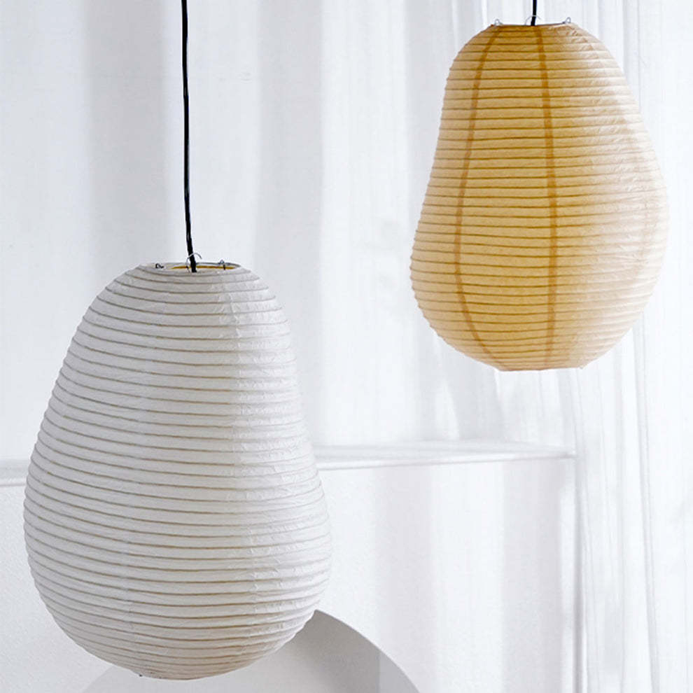 Japanese Paper Lantern, Wabi Sabi Paper Pendant Lights – indochinadecor