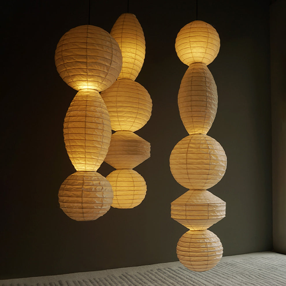 Washi Paper Pendant Light – indochinadecor