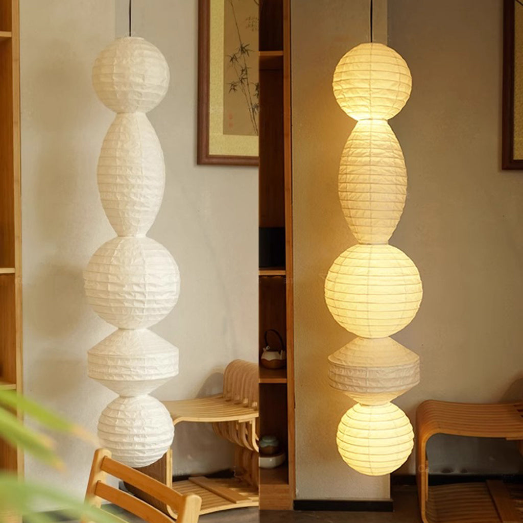 Washi Paper Pendant Light – indochinadecor