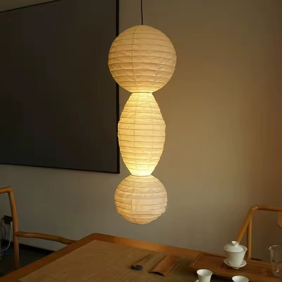 Washi Paper Pendant Light – indochinadecor