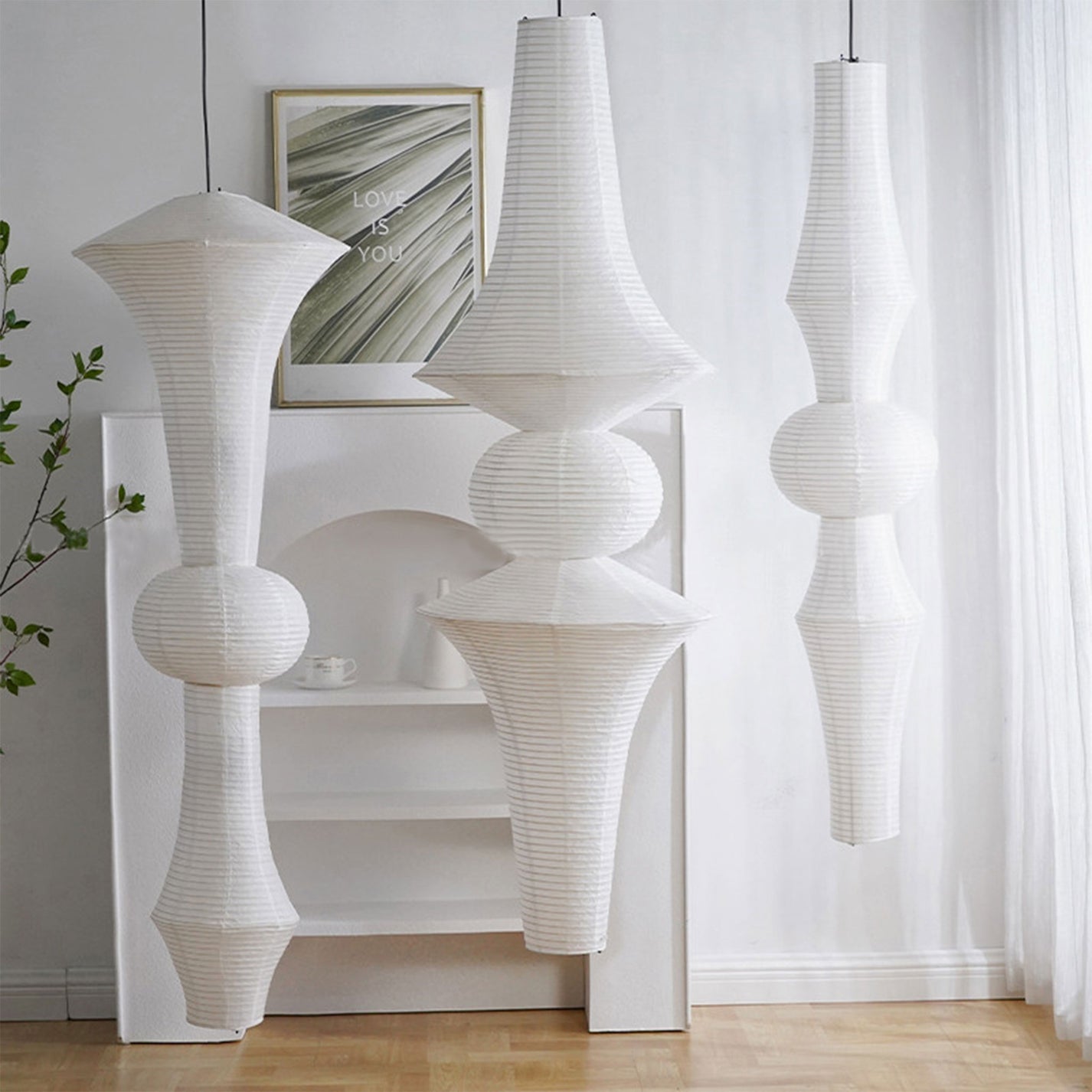 Japanese Paper Pendant Light - Unique & Stylish Lighting – indochinadecor